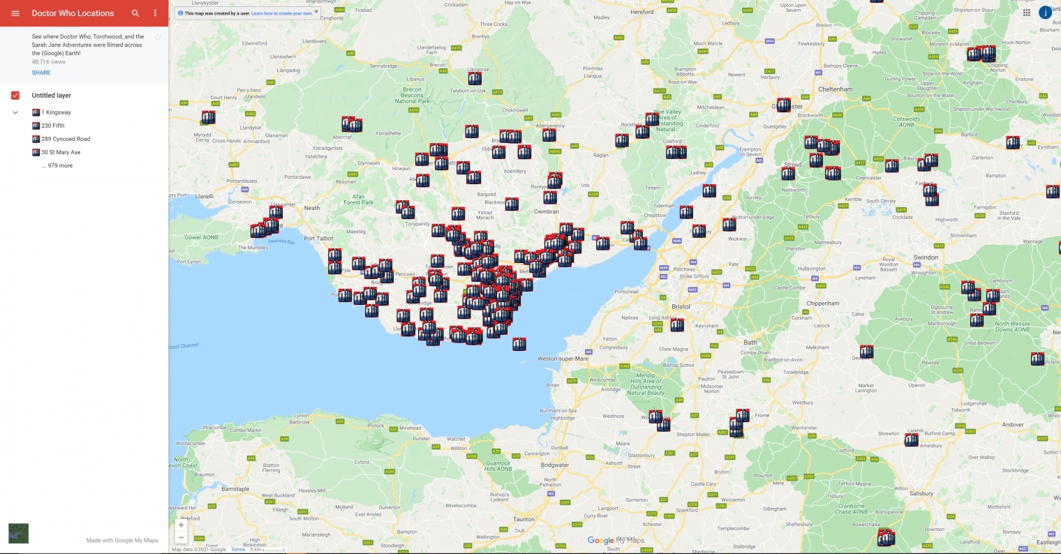Doctor Who locations | TV FILM Locations | BBC Filming locations wales